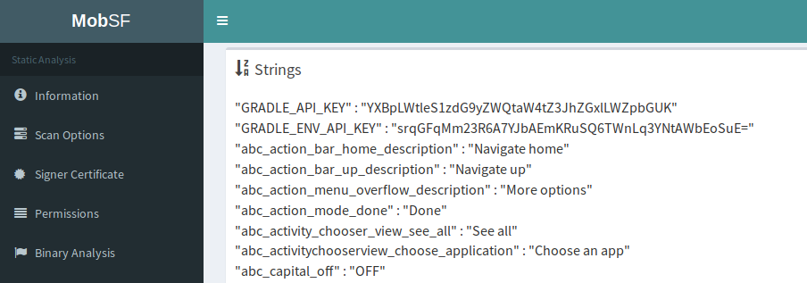 How to Extract an API Key from a Mobile App by Static Binary Analysis